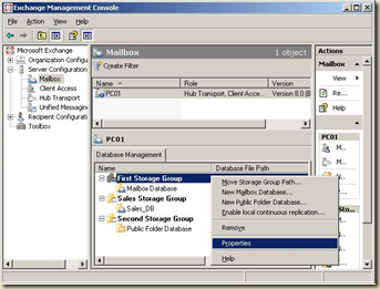 How to Enable / Configure Circular Logging in Exchange Server 2007